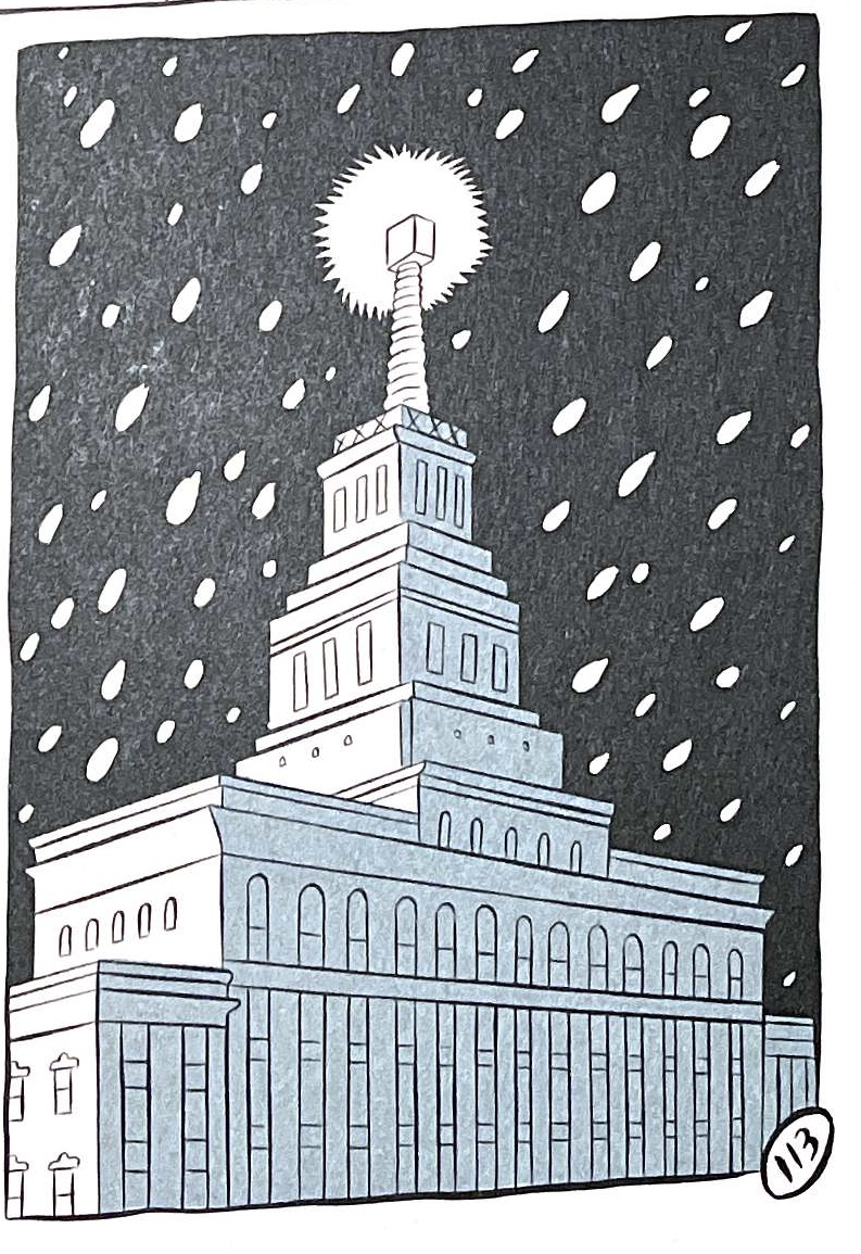 Four Panel Friday: Seth. Winter’s Cartoonist. – Floodlights and Goalposts